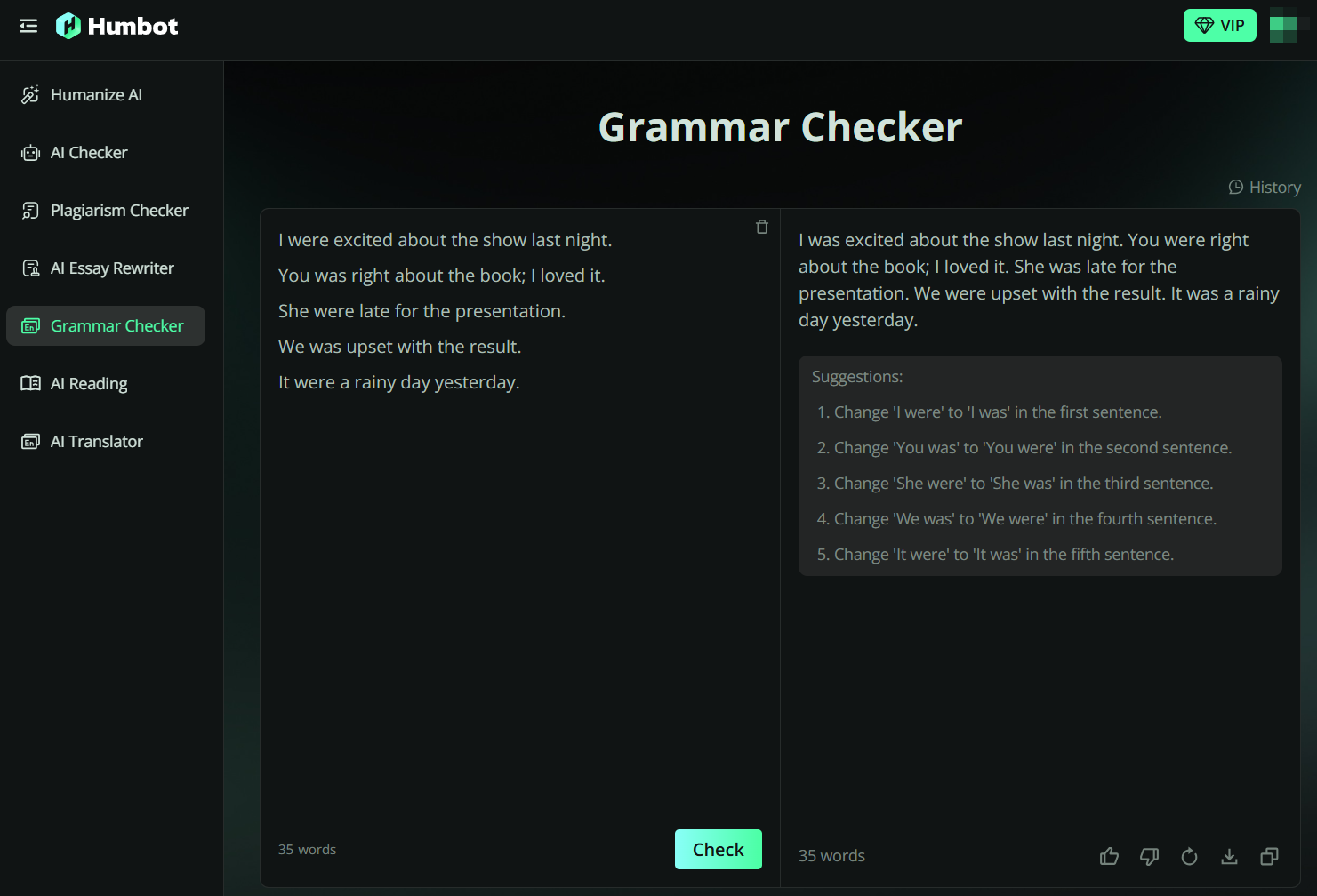 Was vs Were: Correct Use and Examples | Humbot